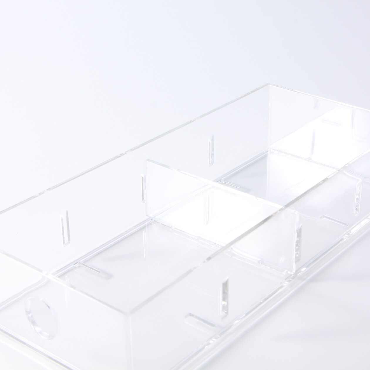 P) Acrylic storage box 6 drawers / Partition
