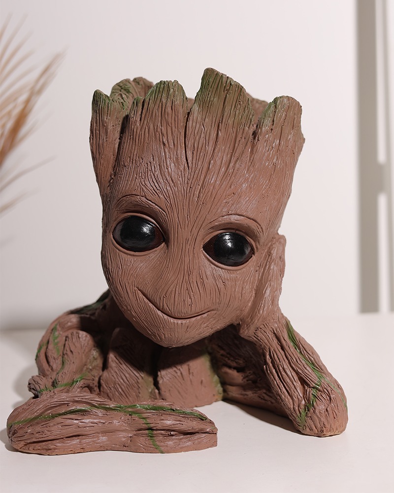Order Happiness Unique Shape Avengers Infinity War Pot Groot Wooden ...