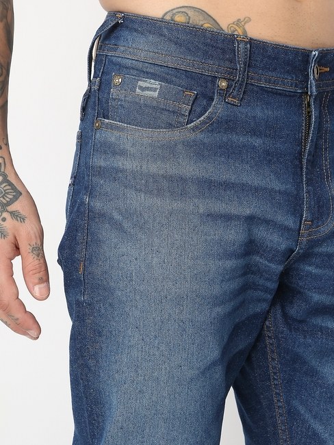 Toki IN Mid-Wash Straight Fit Jeans