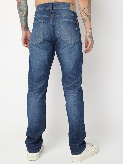 Toki IN Mid-Wash Straight Fit Jeans