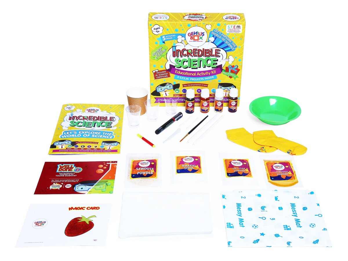 Genius Box Incredible Science Activity Kit For 4 Years And Up ...