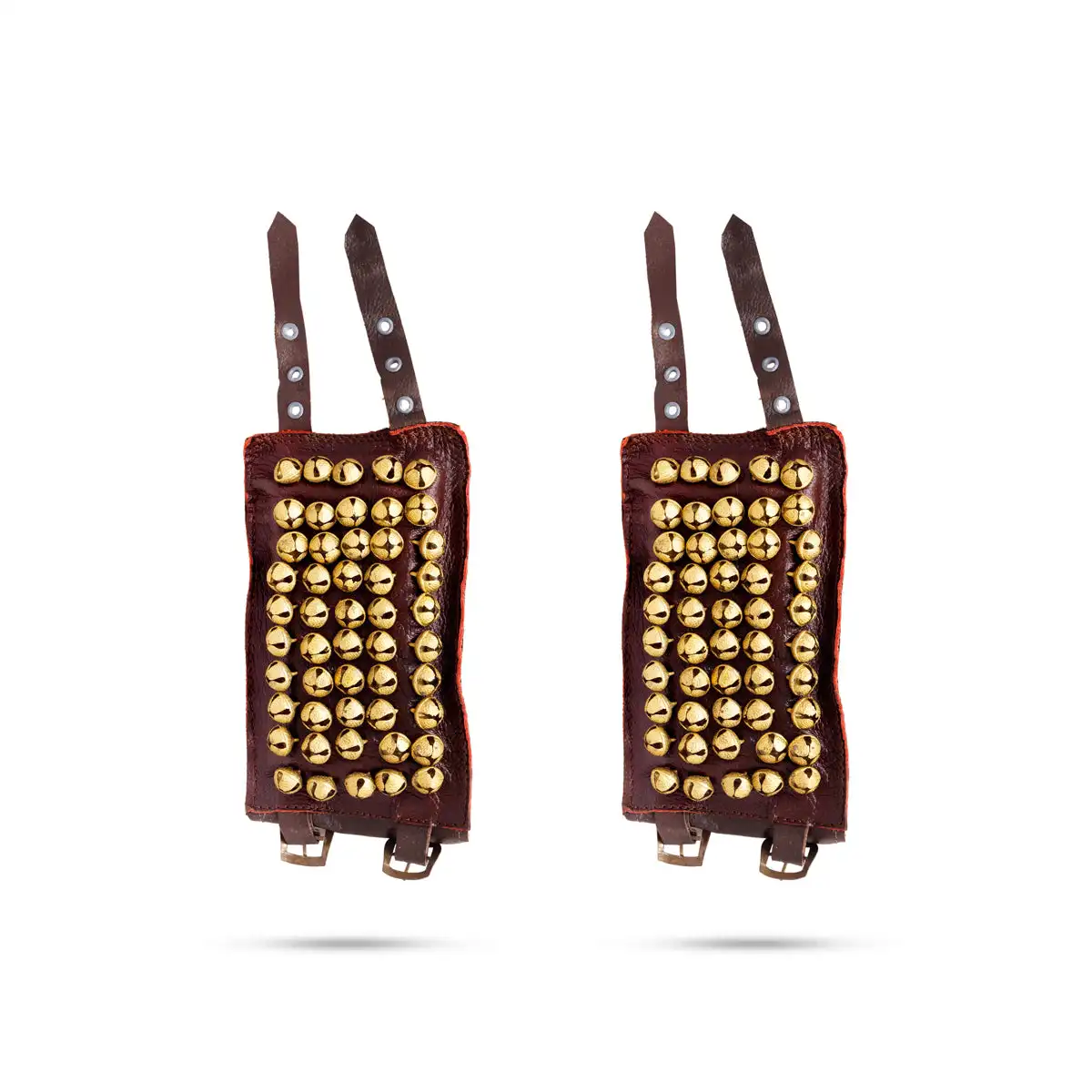 Brass Ghungroo - 1.5 x 8 Inches | 5 Line Dance Salangai/ Leather ...
