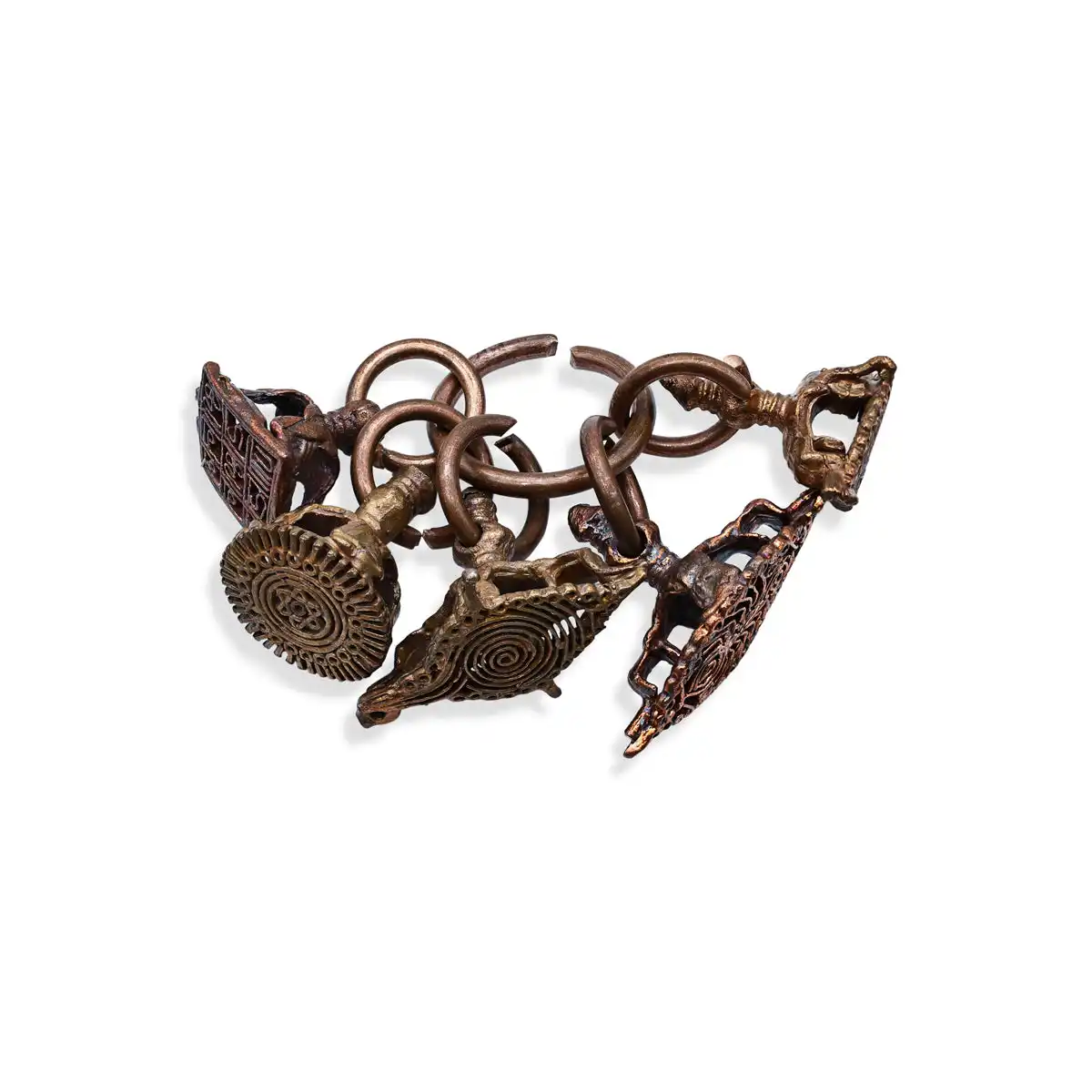 Pancha Mudra Set | 5 Pcs/ Copper Temple Stamps/ Forehead Tilak Stamps ...