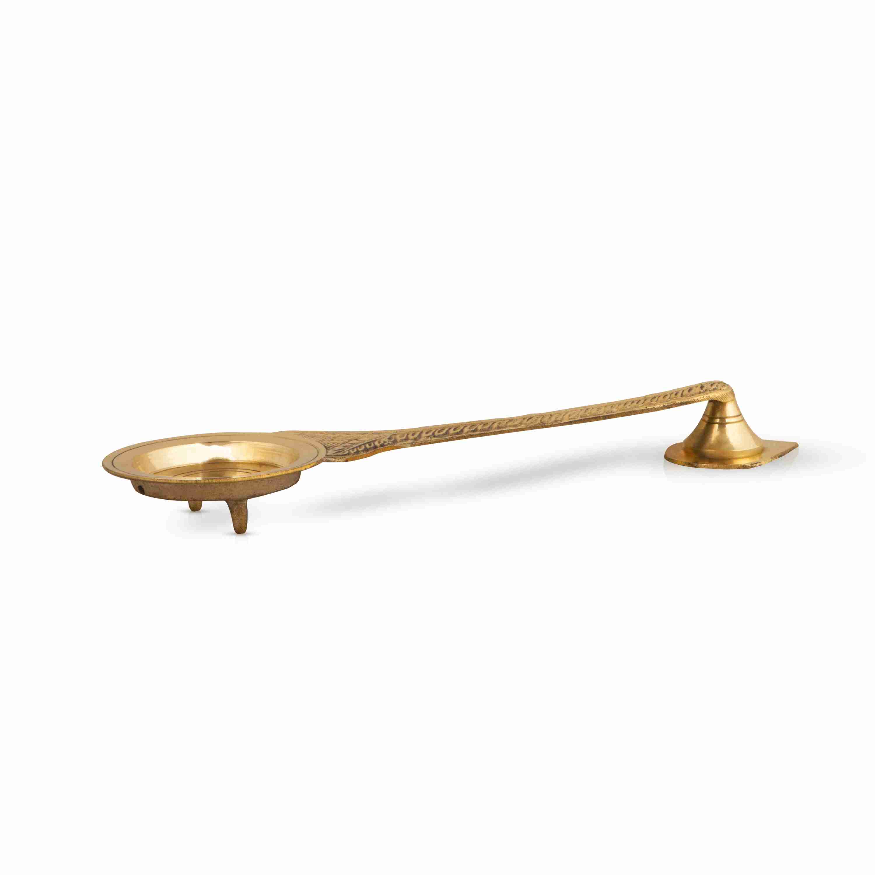 Brass Aarti - 1 x 8.5 Inches | Kapoor Dhani/ Karpur Aarti with Stand ...