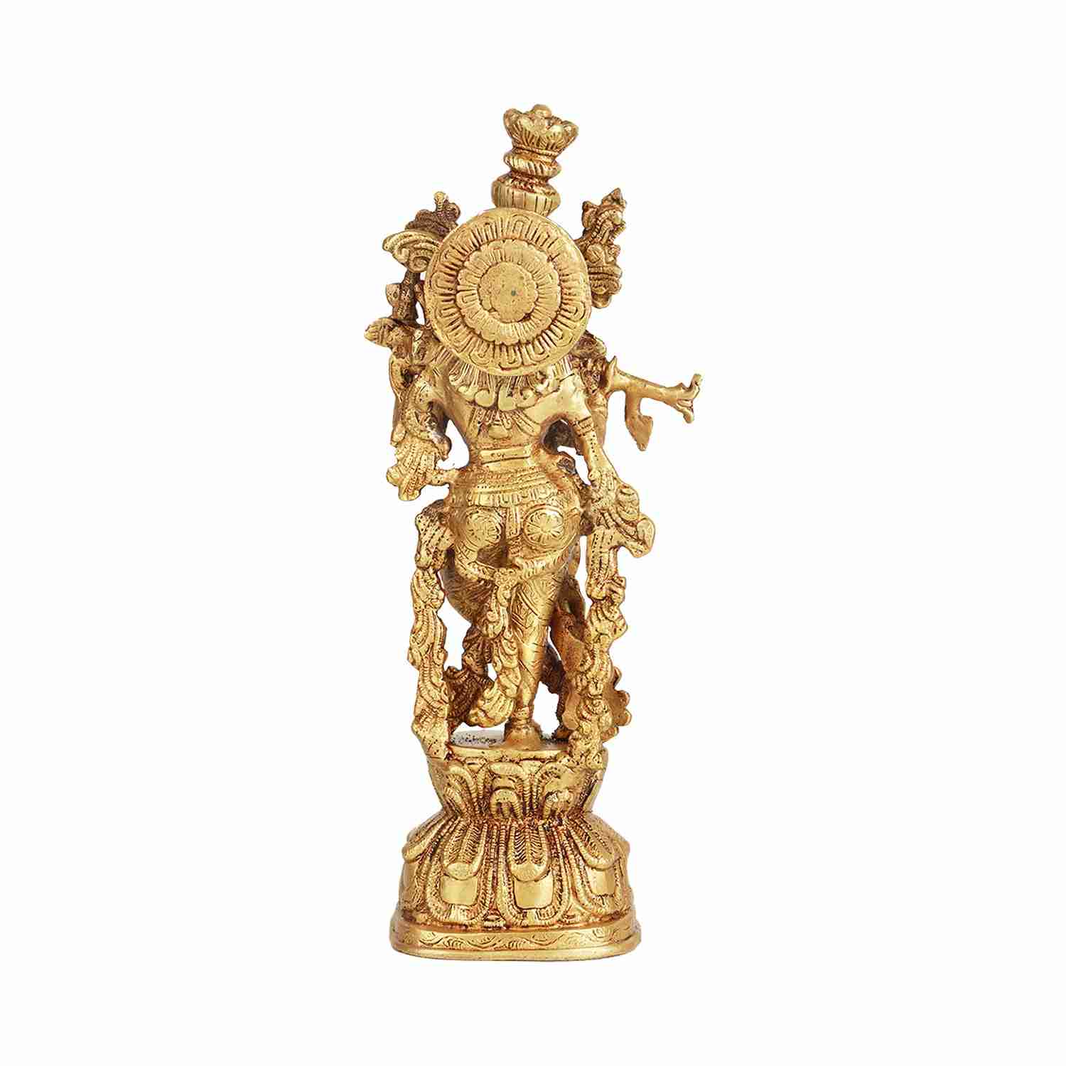 Krishnan Statue - 12 x 4 Inches | Brass Idol/ Krishna Idol/ Lord ...