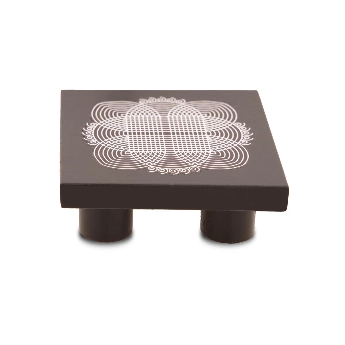 Manai Palagai - 1.25 x 3 x 3 Inches | Mata Ki Chowki/ Square Wooden ...