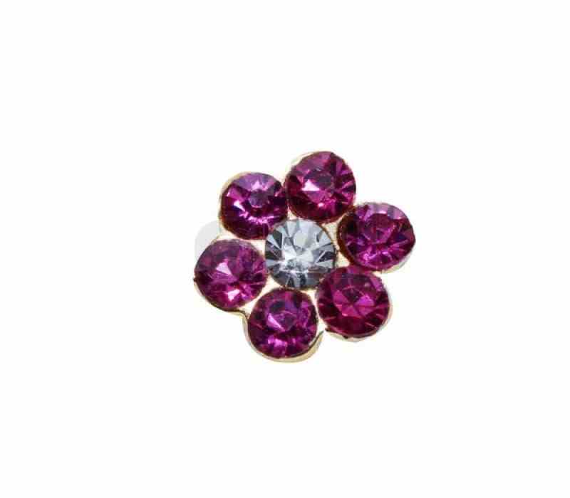 Stone Pottu - 0.5 Inch | Goddess Bindi/ Amman Pottu for Deity/ Assorted ...