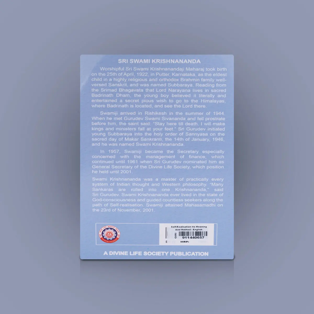 Self Realisation Its Meaning And Method - English | By Sri Swami ...