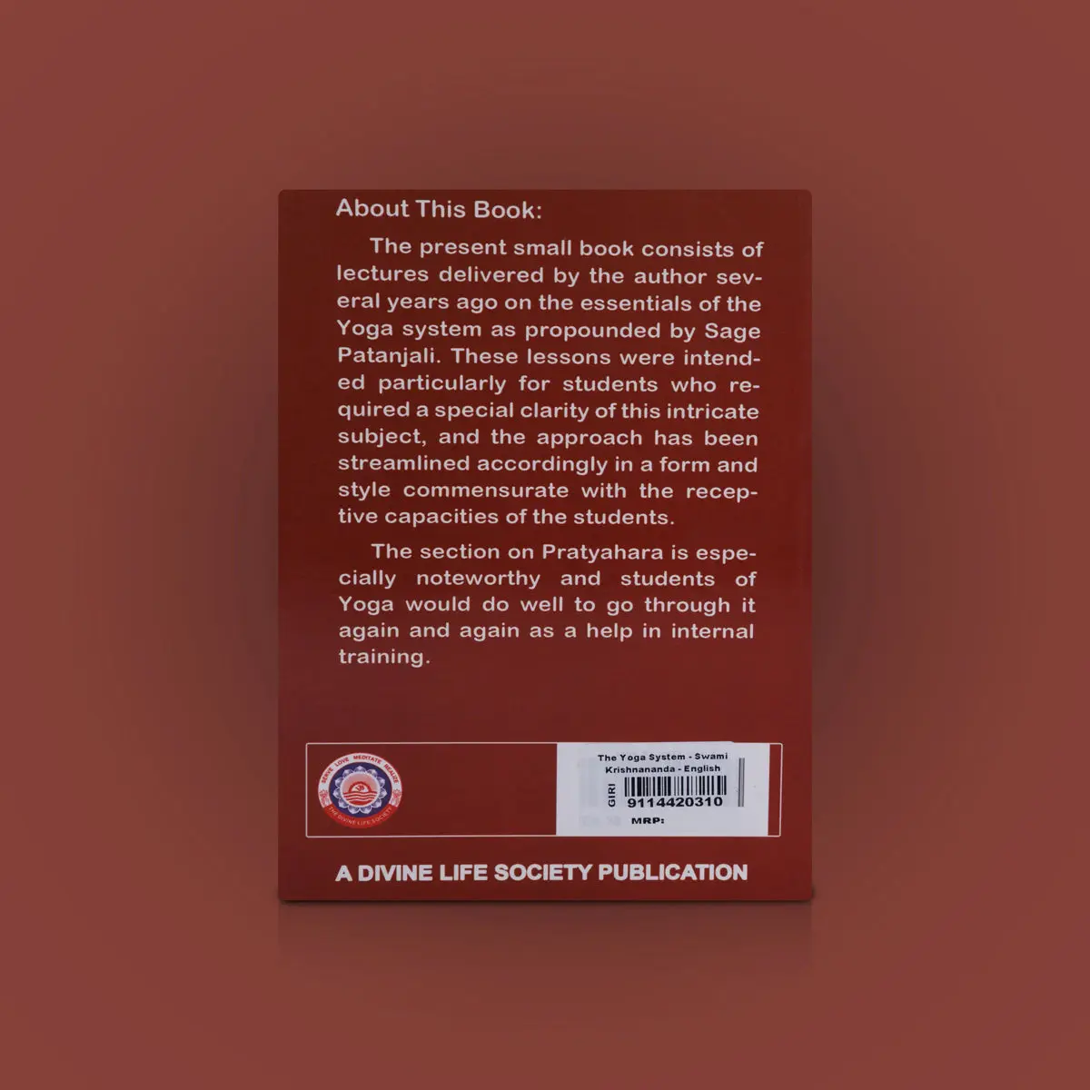 The Yoga System - English | By Swami Krishnananda/ Yoga Book/ Hindu ...