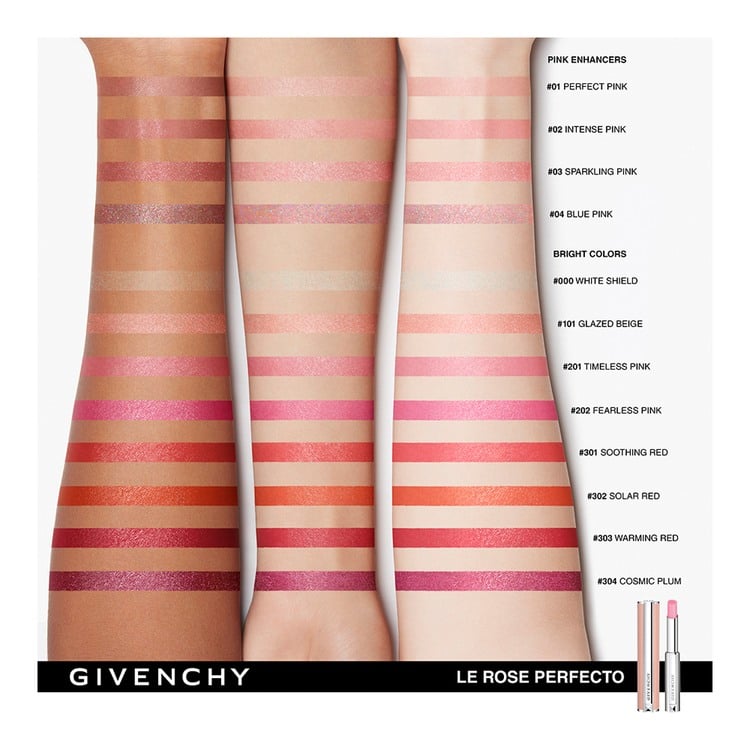 Le Rose Perfecto Beautifying Lip Balm • 02 Intense Pink