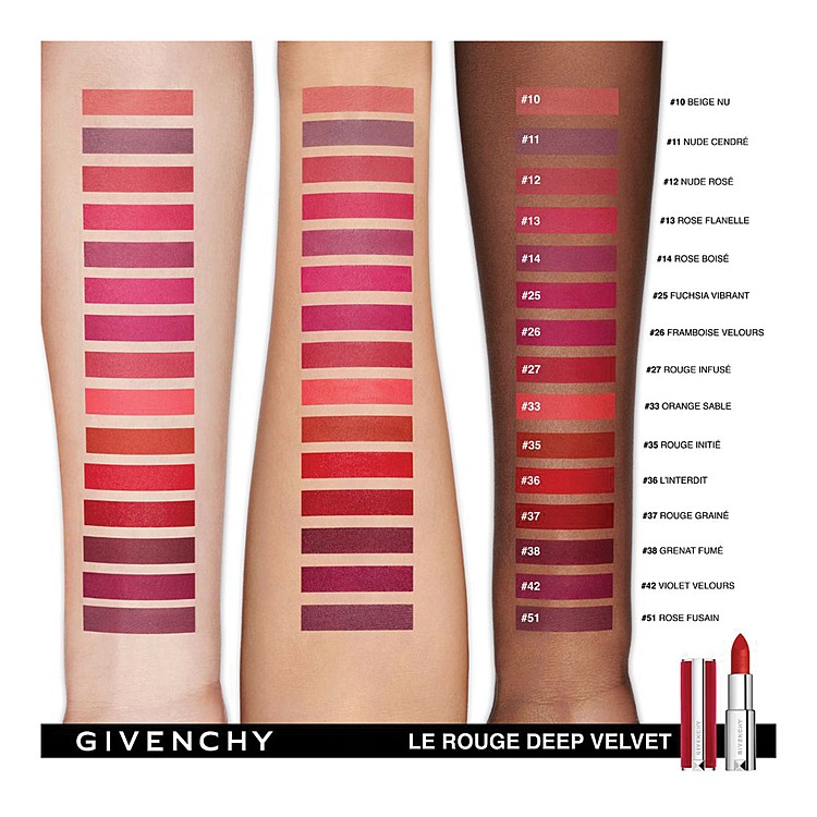 Le Rouge Deep Velvet Lipstick • N38 Grenat Fume