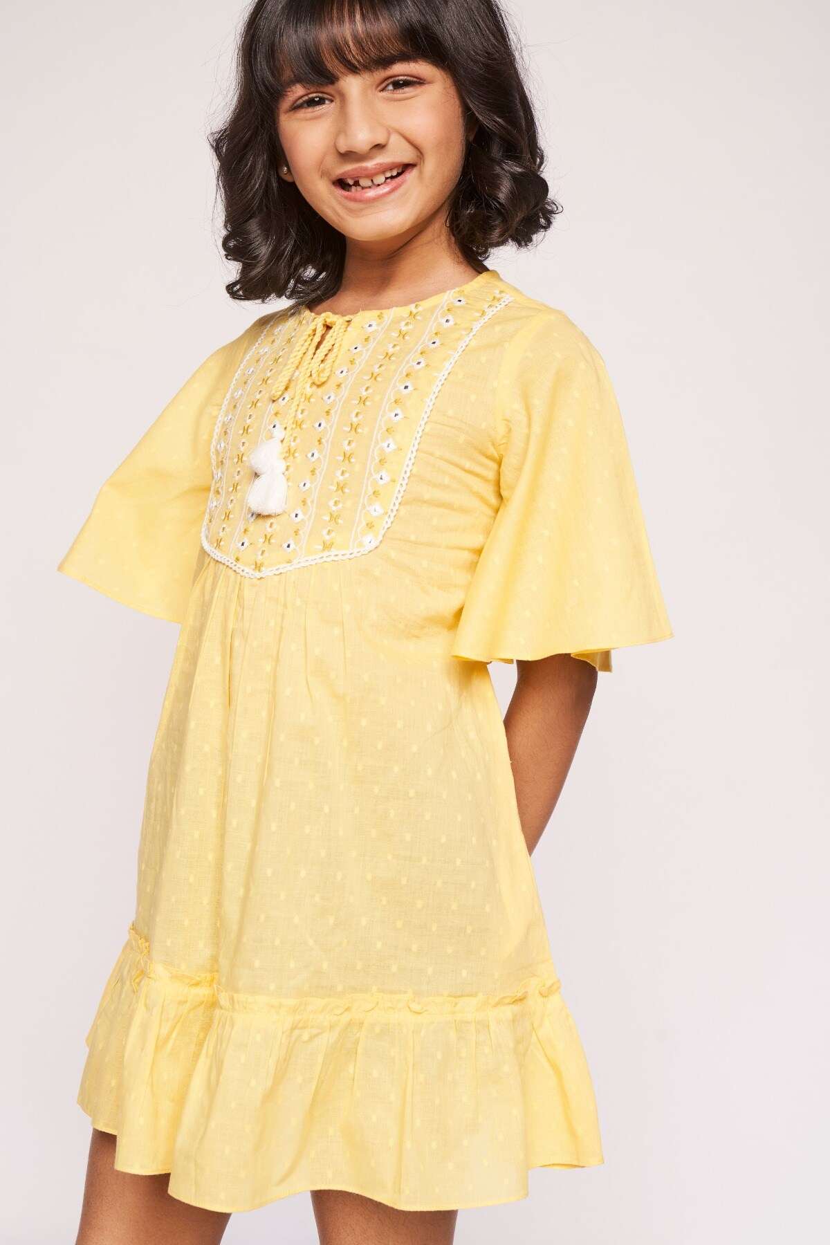 Global Desi Yellow Dress