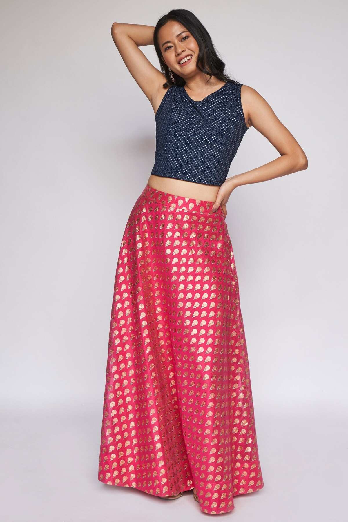 Global Desi Navy Top