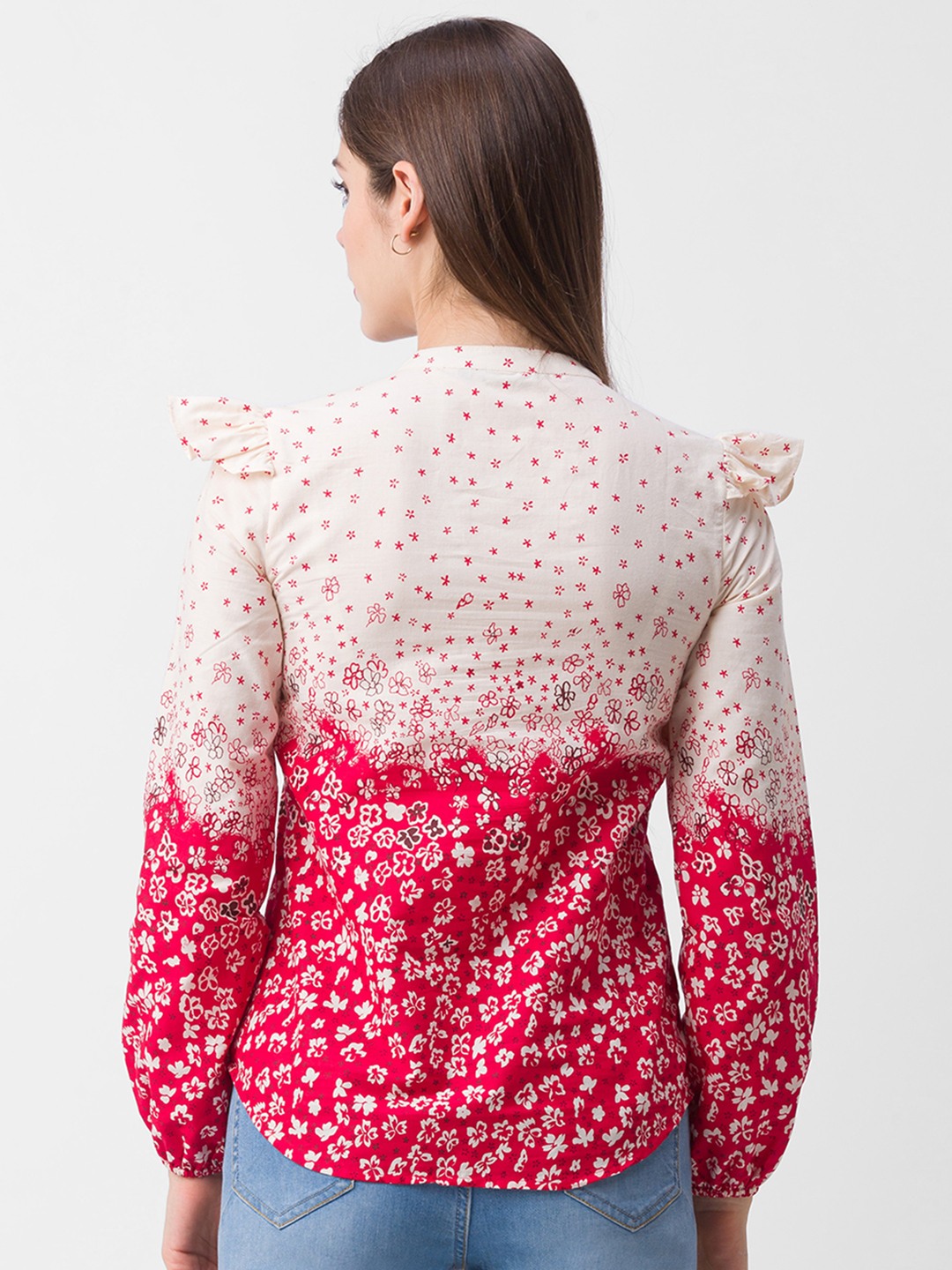 Globus Red Printed Top