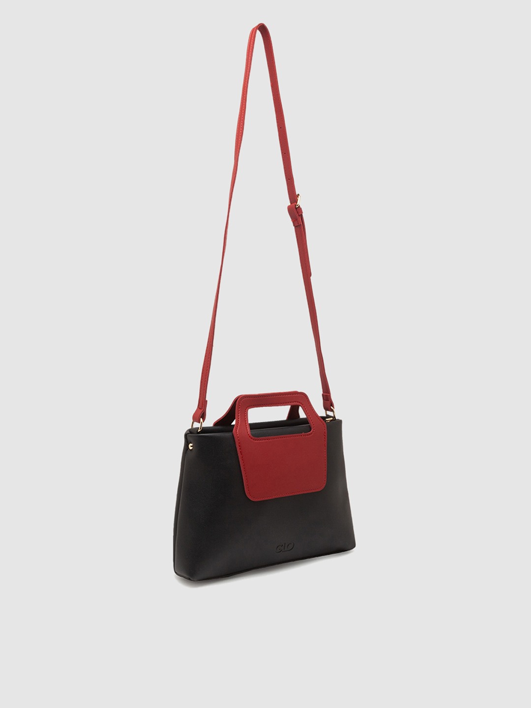 Globus Black Solid Handbag
