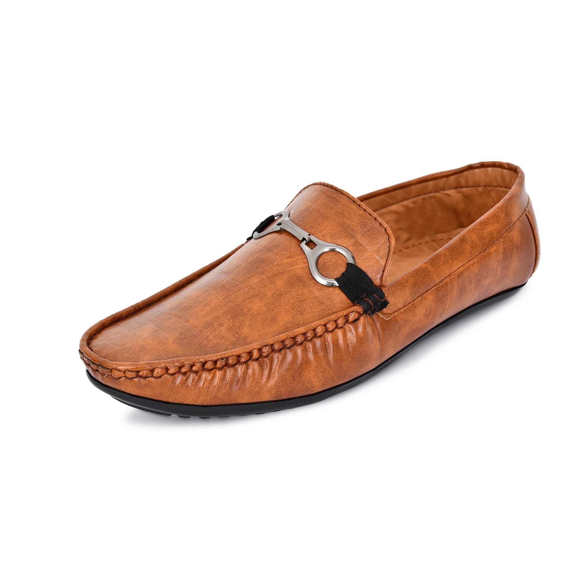 Godigo Tan Synthetic PVC Slip-on Loafer for Men