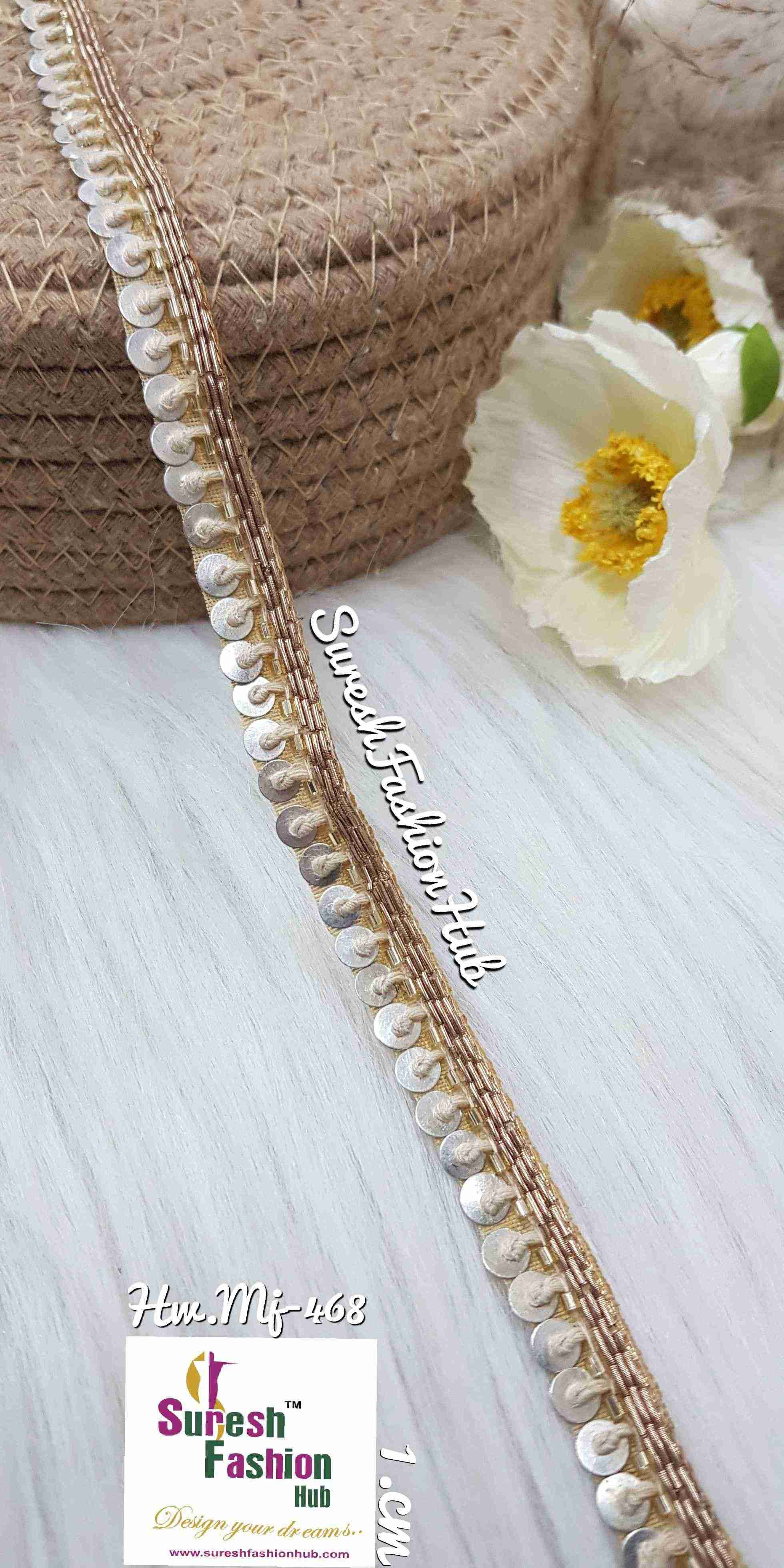 Water gold Sequence Affair Handmade Trim