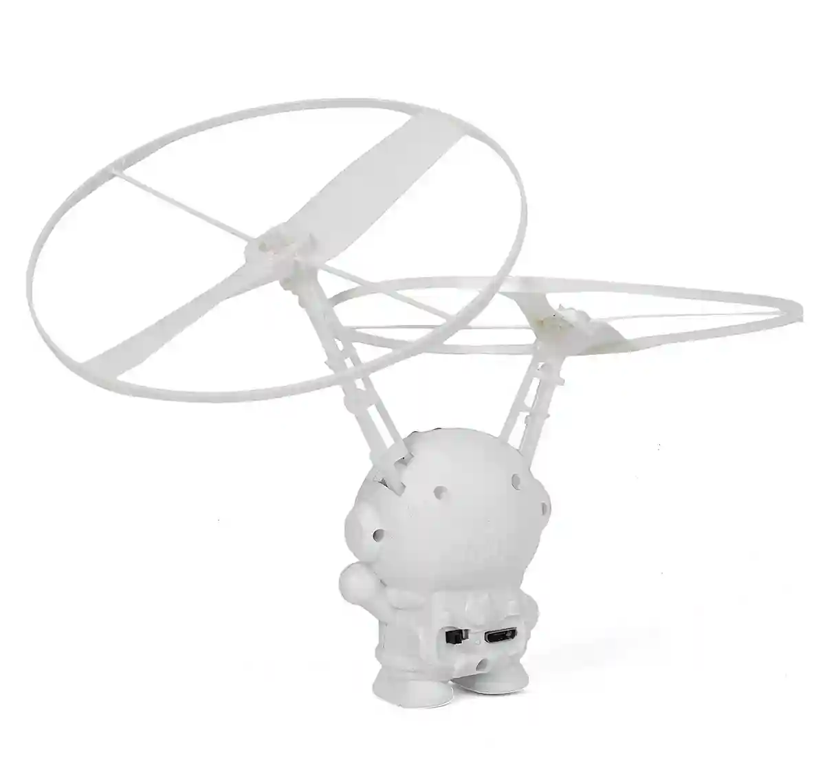 spaceman hovering astronaut