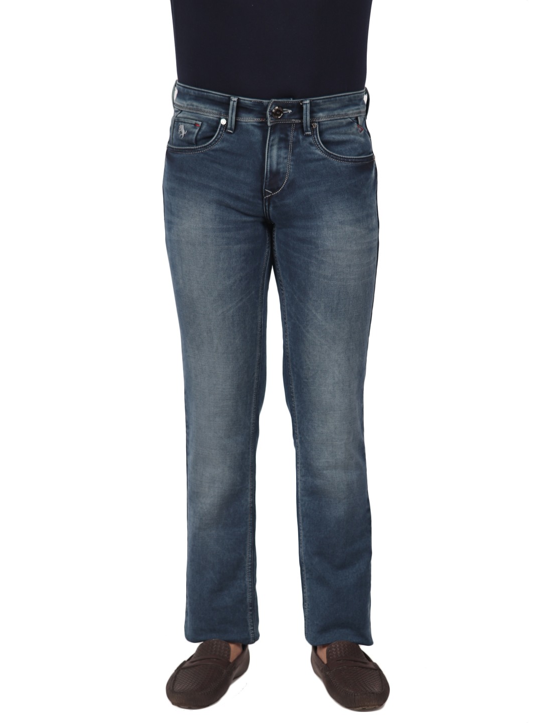 D'cot by Donear Men's Blue Cotton Jeans