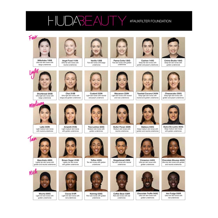 #FauxFilter Foundation • Nutmeg 520G - rich skin tones with golden ...