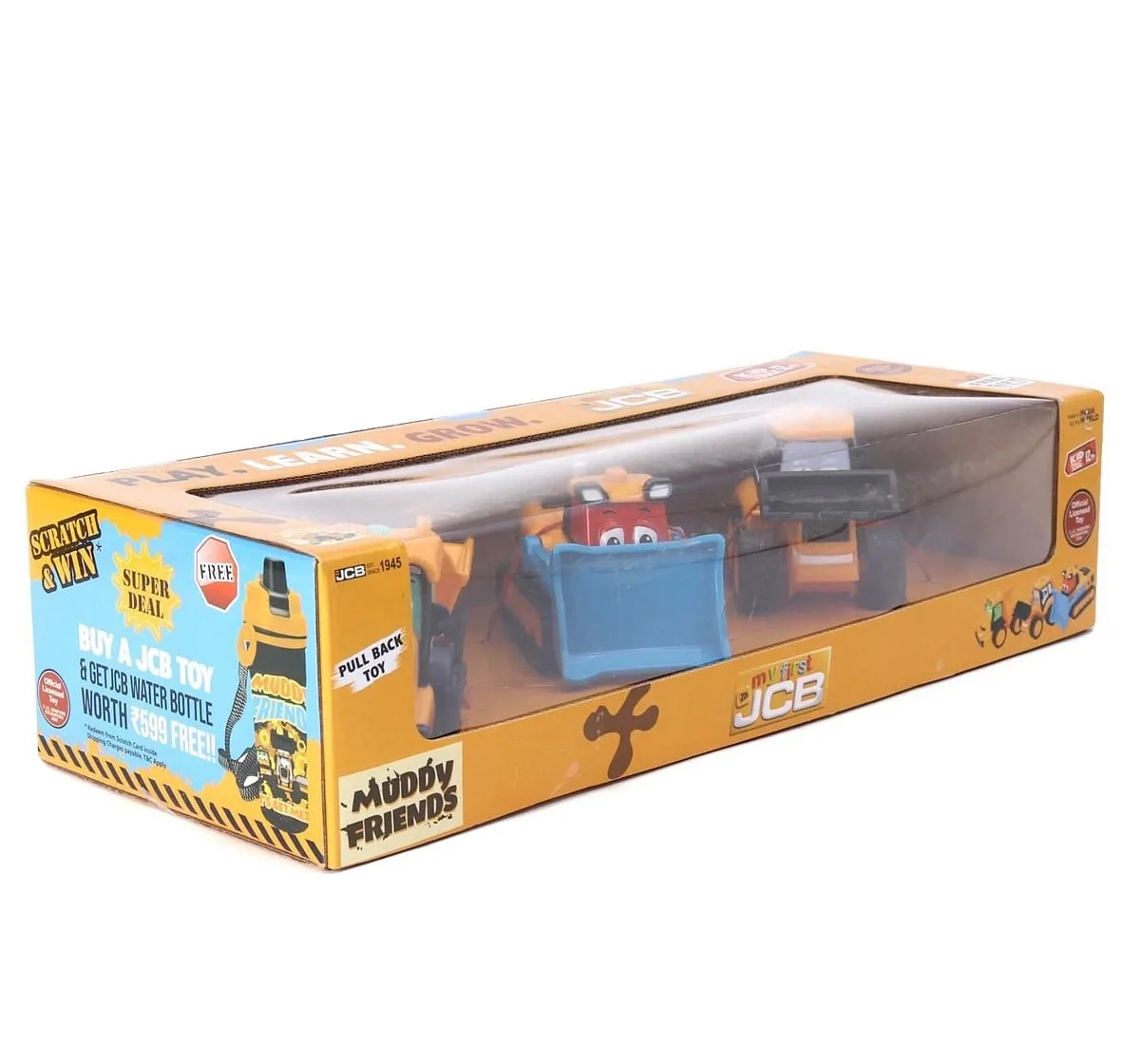 Jcb Muddy Friends Joey, Doug & Dan Pack Of 3 Multicolour 12M+