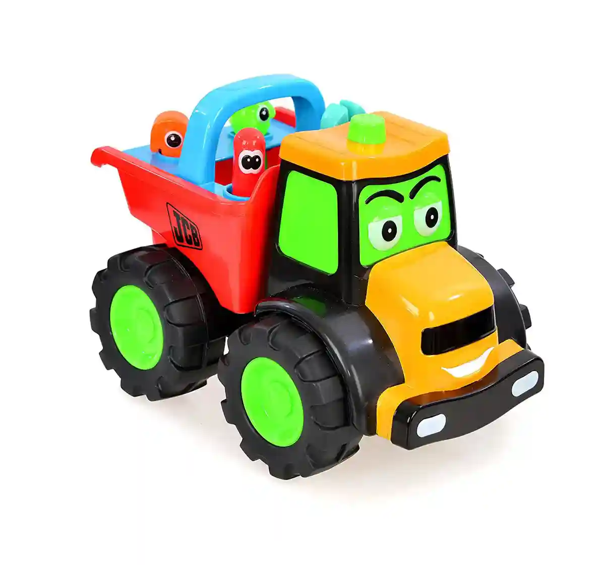 JCB My First Big Help full Doug Dumptruck Construction Toys for kids 12M+, Multicolour