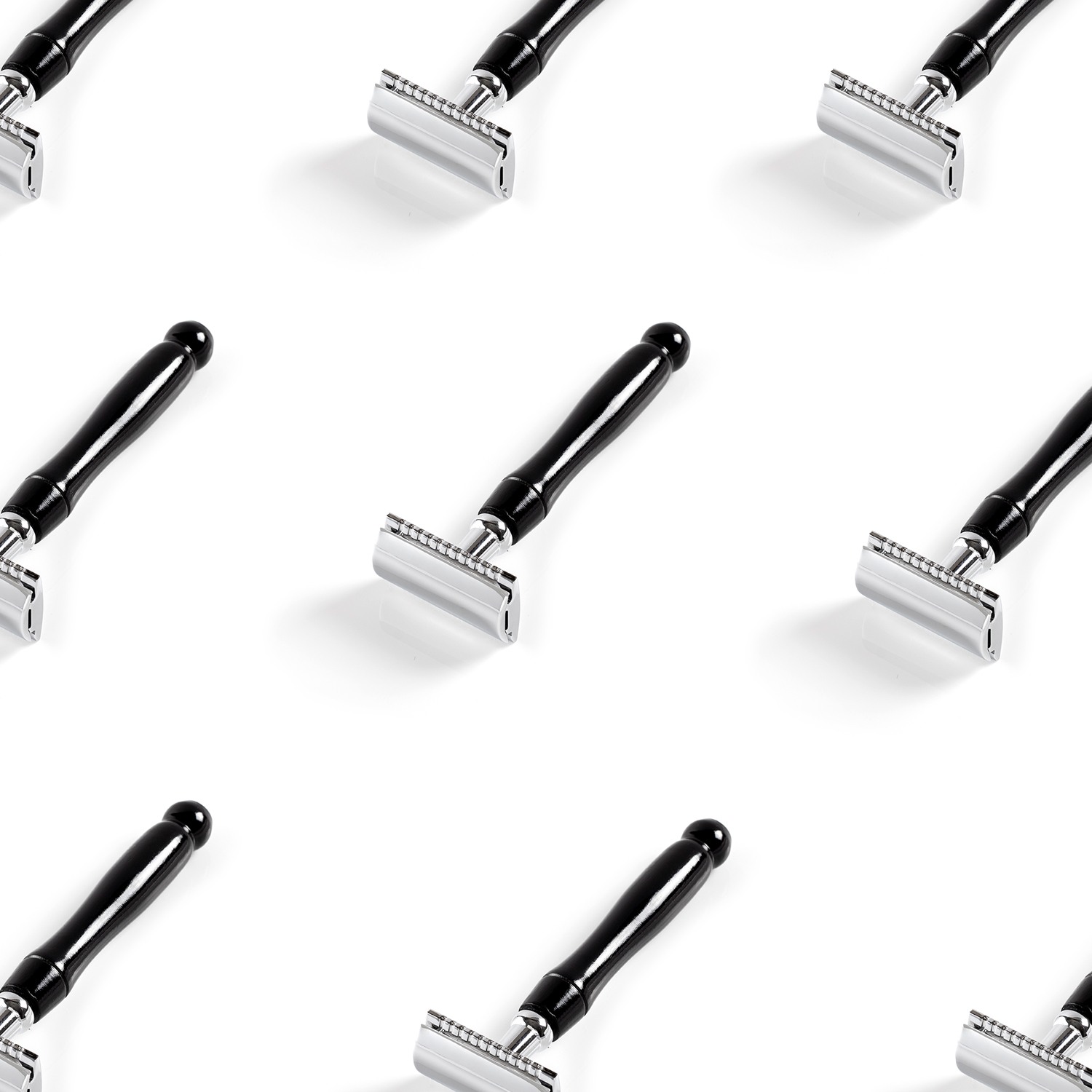 Bare Minimum shaving razor, gender-neutral, Includes 5 recyclable blades