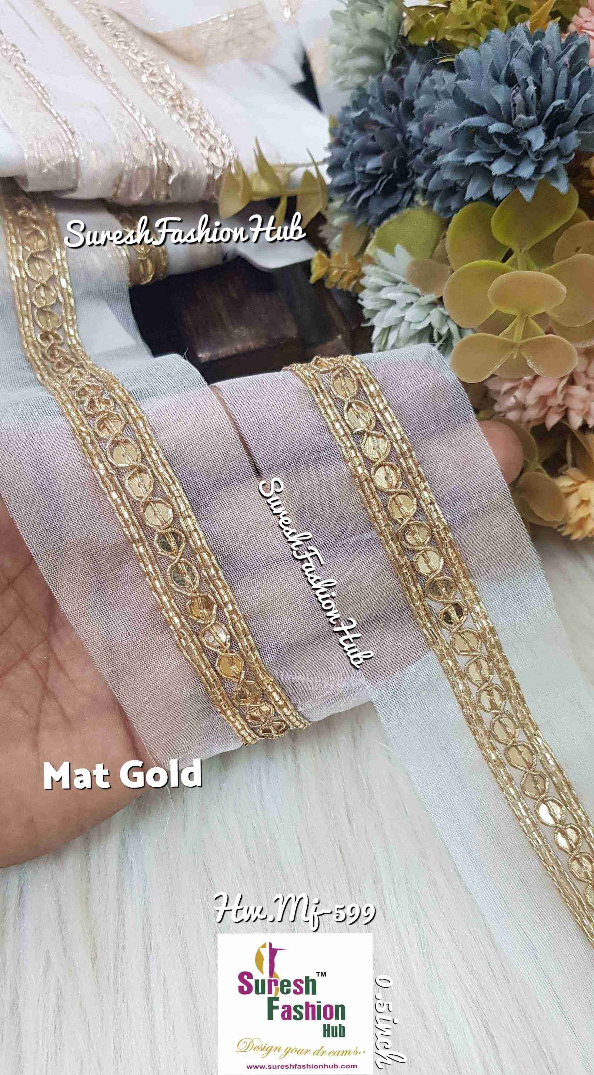 Antique Aura Handmade Sequin Lace