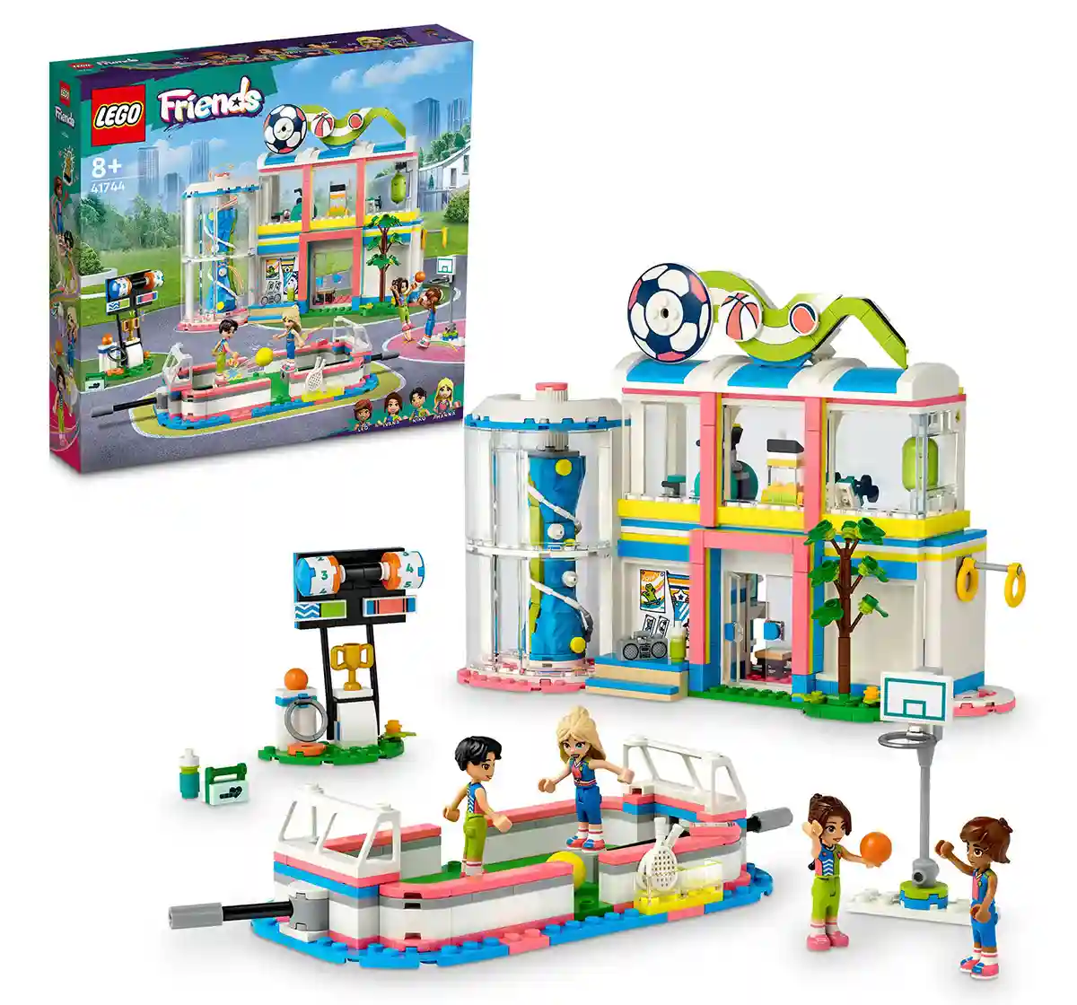 Lego Friends Sports Center 41744 Building Toy Set (832 Pieces), 8Y+
