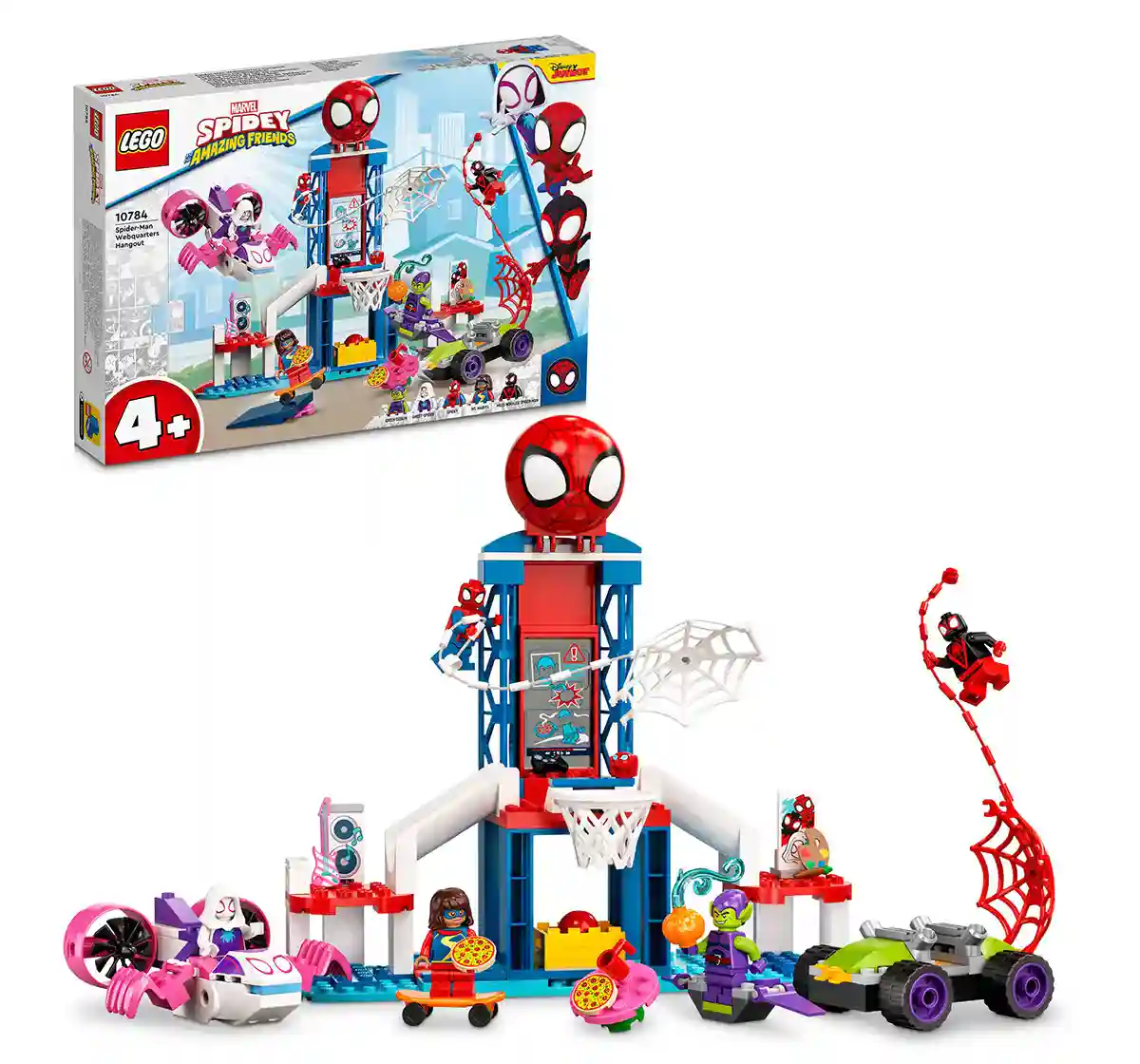 Lego Marvel Spidey And His Amazing Friends Spider-Man Webquarters ...