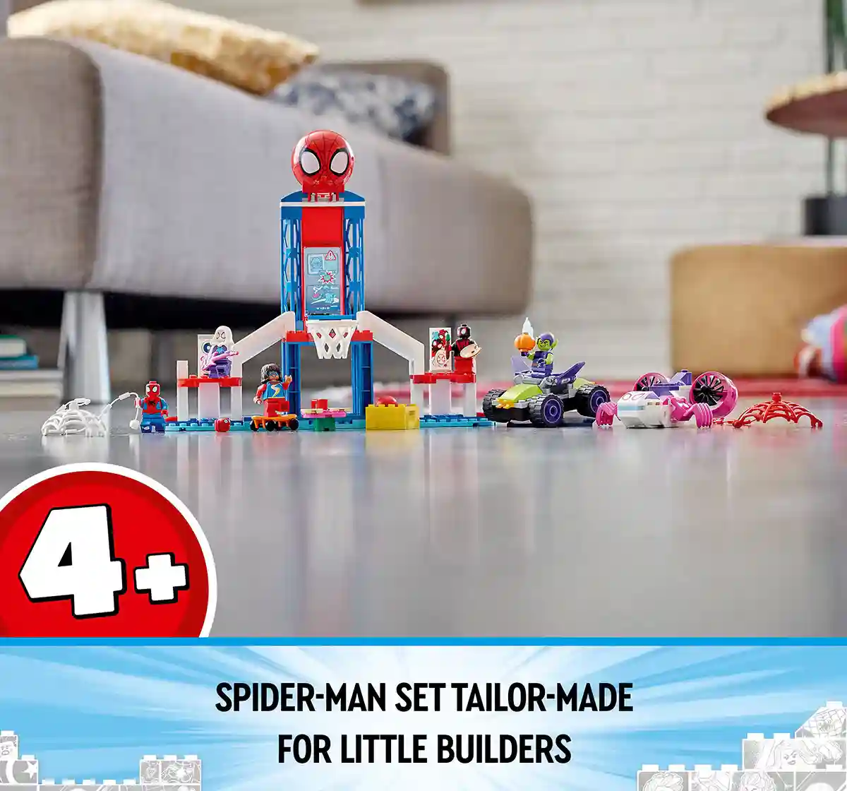 Lego Marvel Spidey And His Amazing Friends Spider-Man Webquarters ...