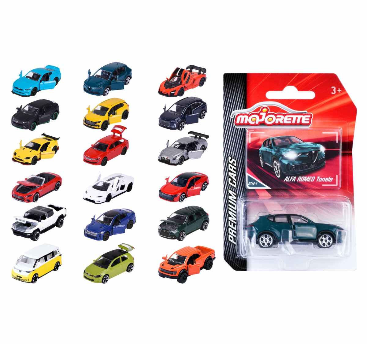 Majorette Premium Cars 18 Assorted Multicolour 3Y+
