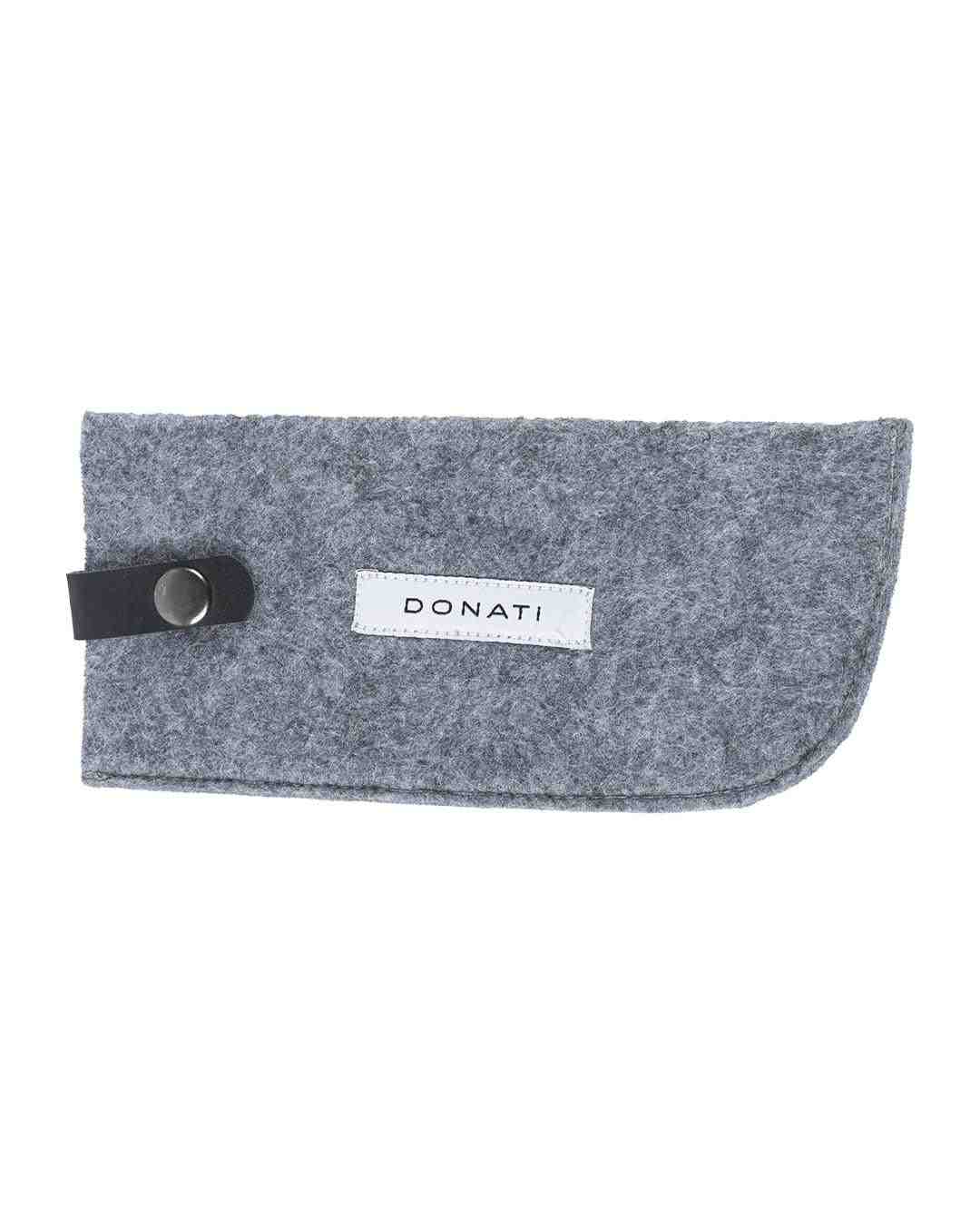 Donati Sunglass Case with Touch Button (Grey Pouch For Eyewear Sunglasses)