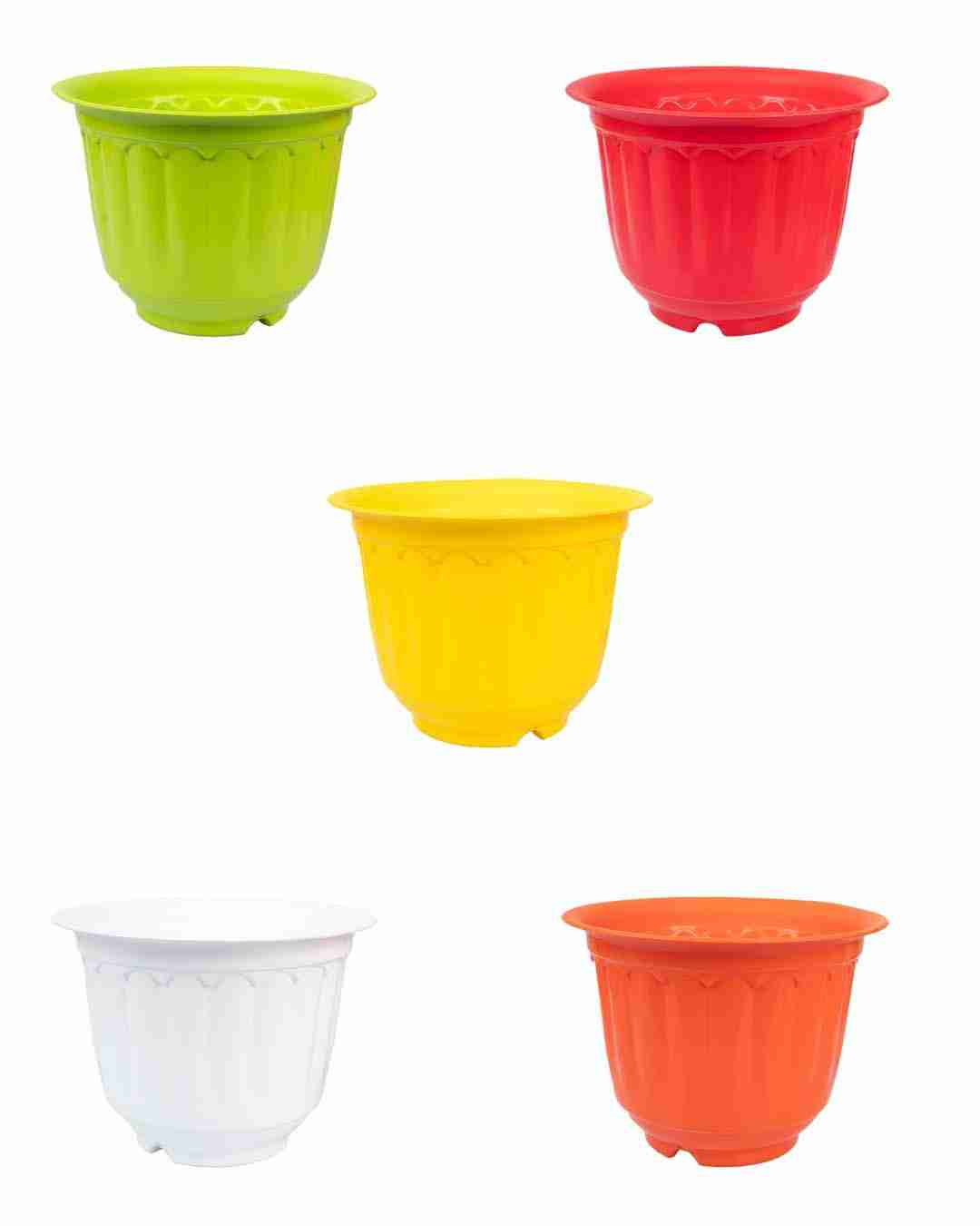 Market 99 Indoor Outdoor Plastic Flower Plant Stand Flower Pot Without ...