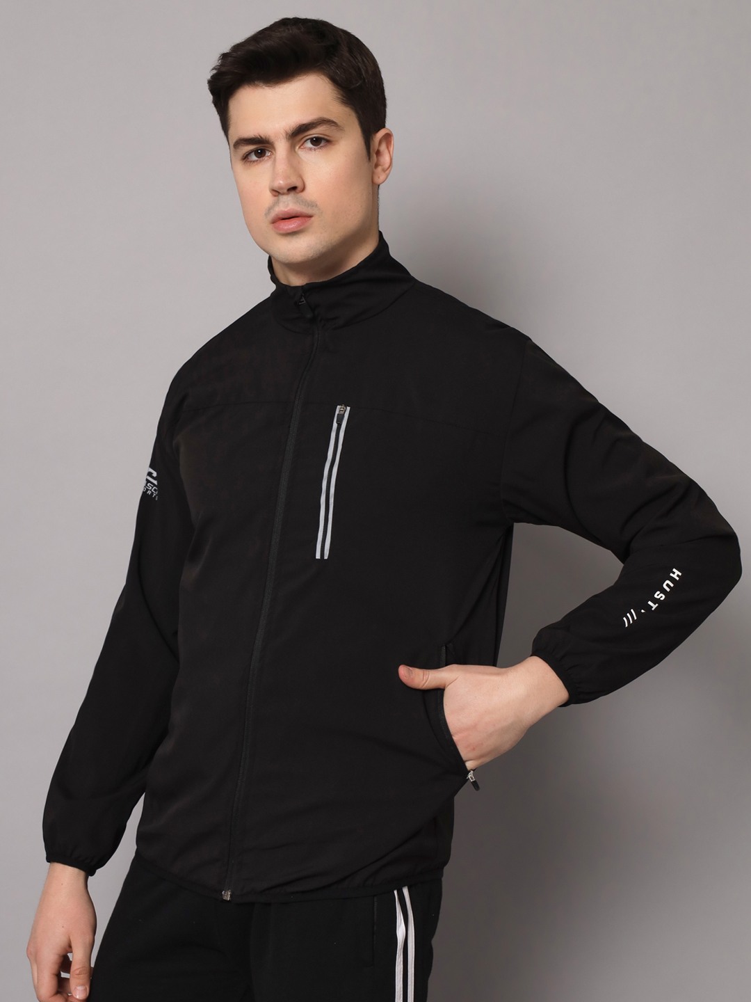 Masch Sports Men’s Sports & Active Wear Jacket with Lining and Zipped ...