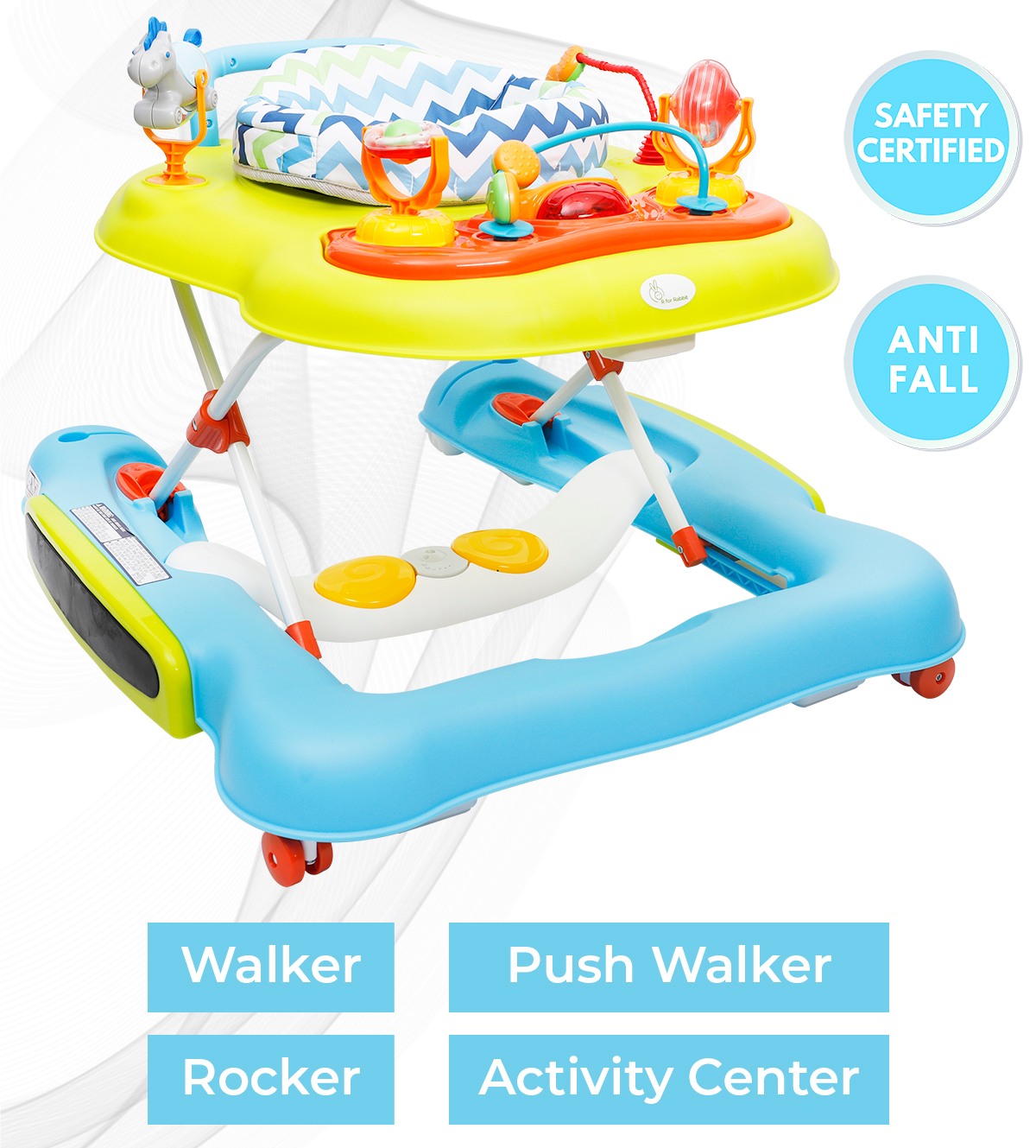 R for Rabbit TIK Tok - The 4 in 1 Baby Walker