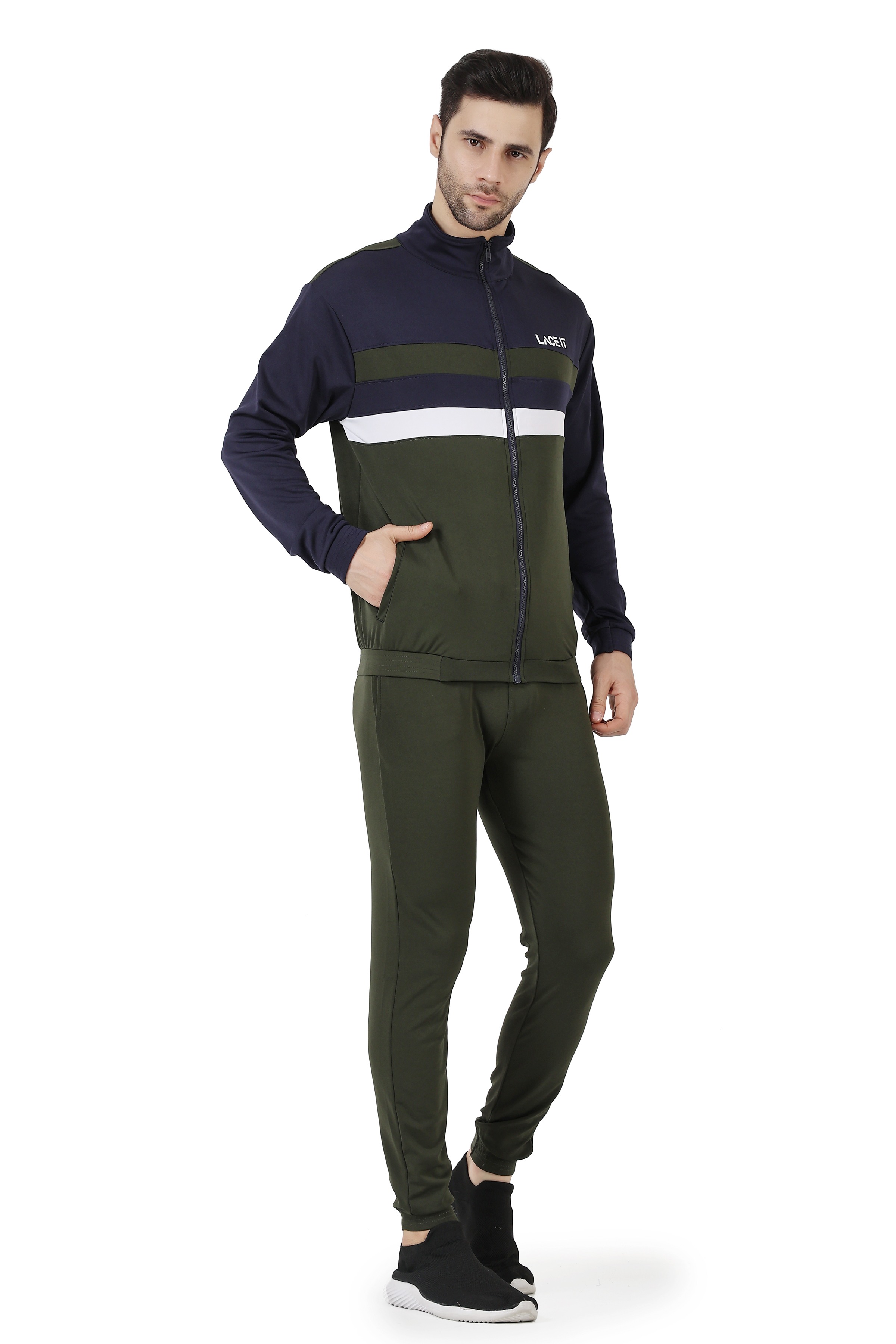LACE IT Men's Tracksuit (Olive)