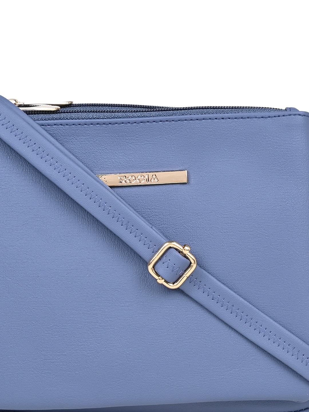 Rocia Blue Women Multi Compartment Crossbody