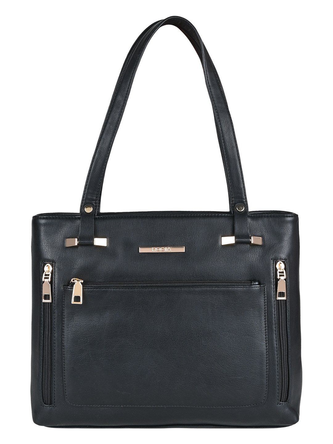 Rocia Black Women Big Multi Compartment Bag