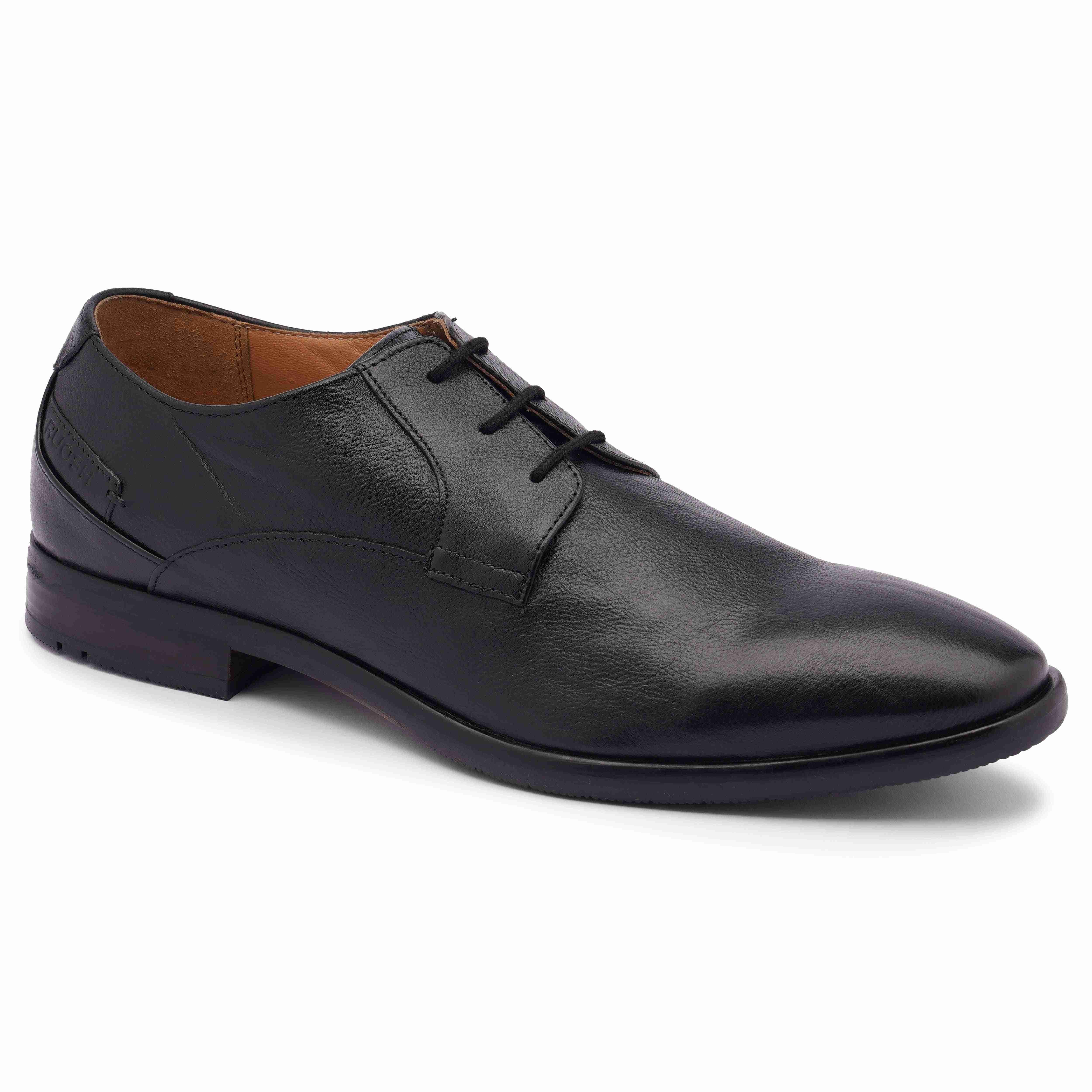 The Newyork Ruosh Men Black Formal Lace-Up | RUOSH