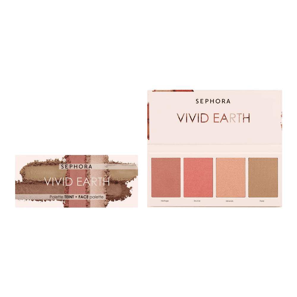 Vivid Earth Face Palette • Pink Minerals