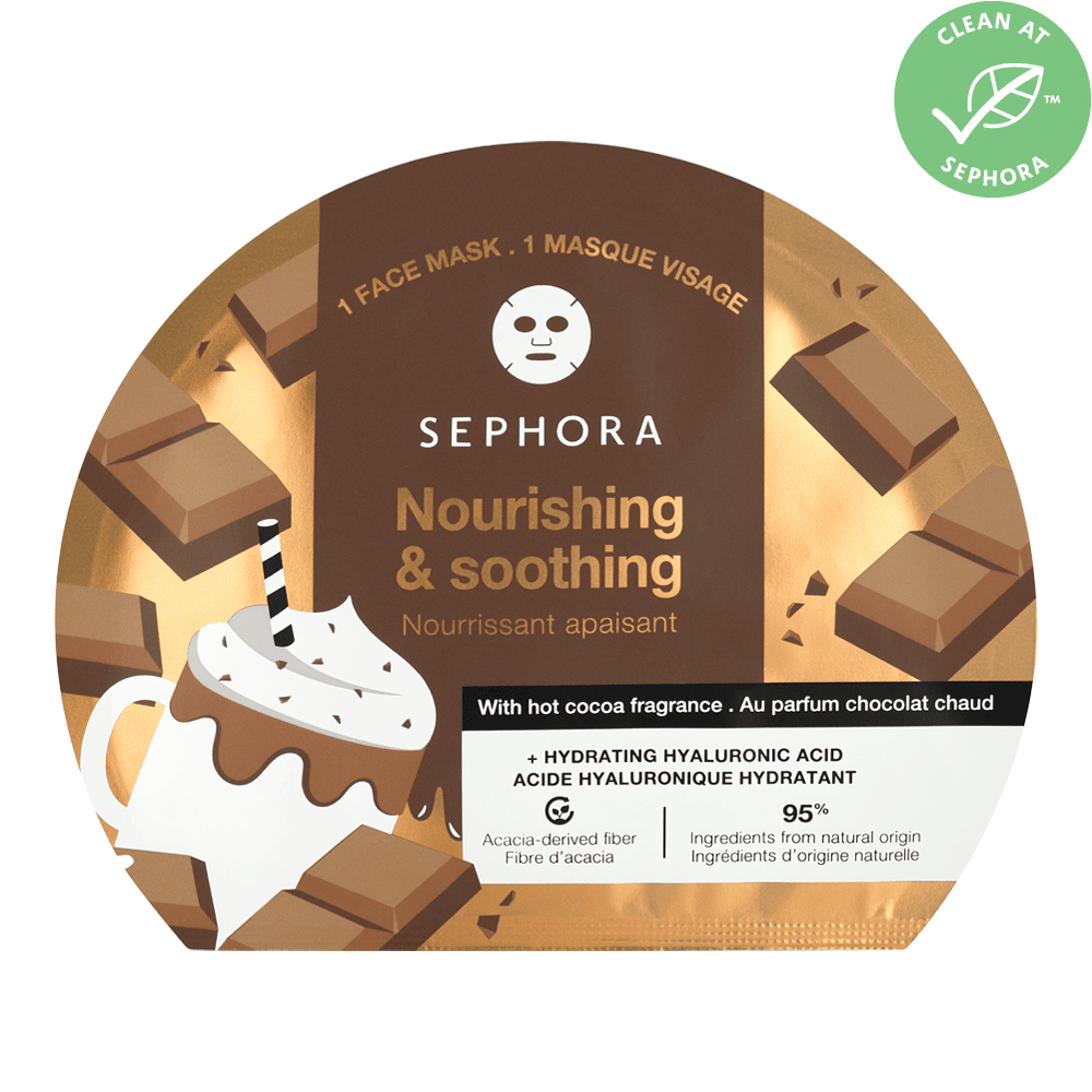 Hot Cocoa Fiber Face Mask (Limited Edition) • 1 Piece