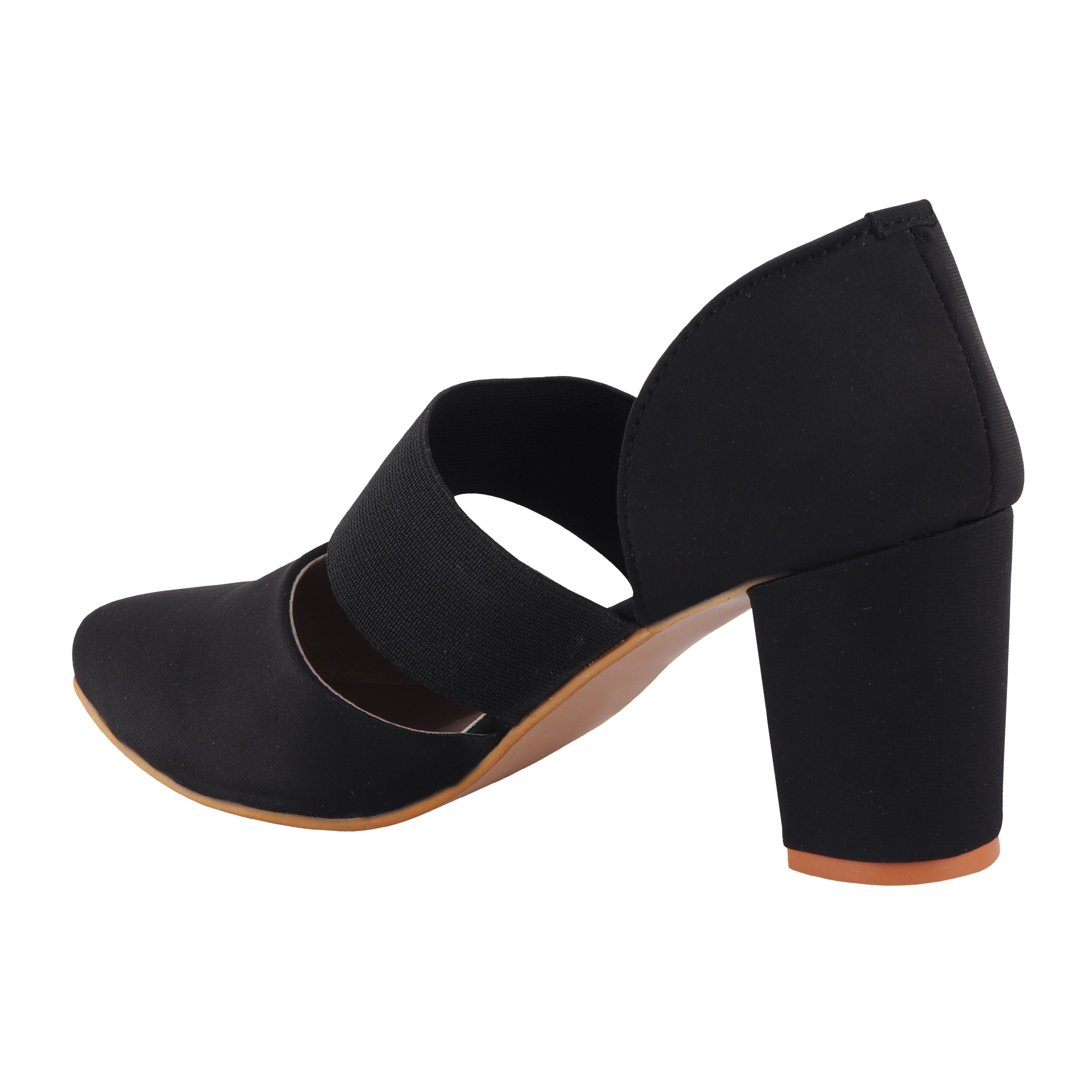 Shoetopia Women Black Solid Sandals