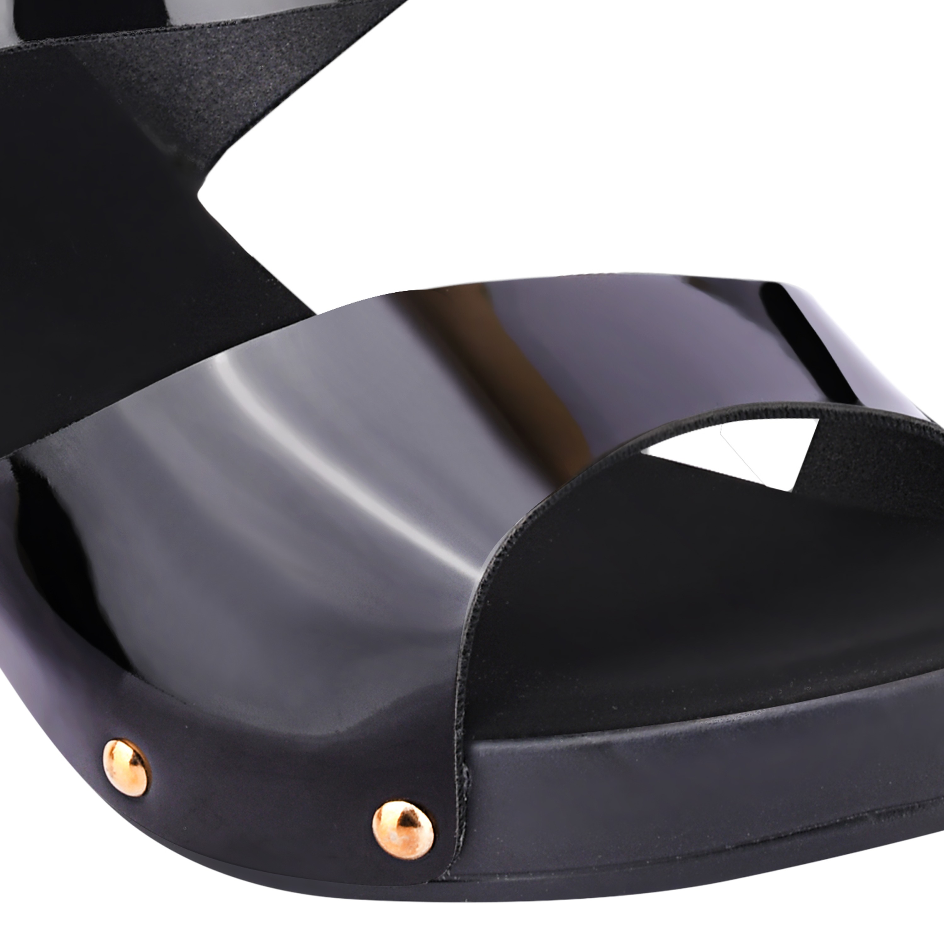 Shoetopia Women Black Solid Block Heels