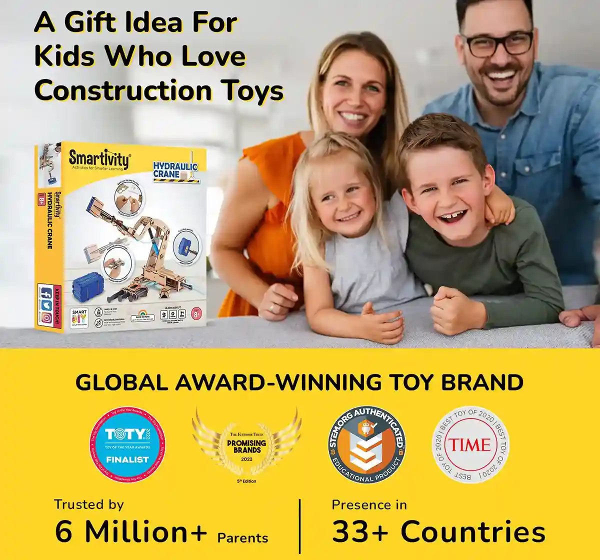 Smartivity 7 in 1 Multi-Builds Hydraulic Kit STEM DIY Fun Toy for Kids ...