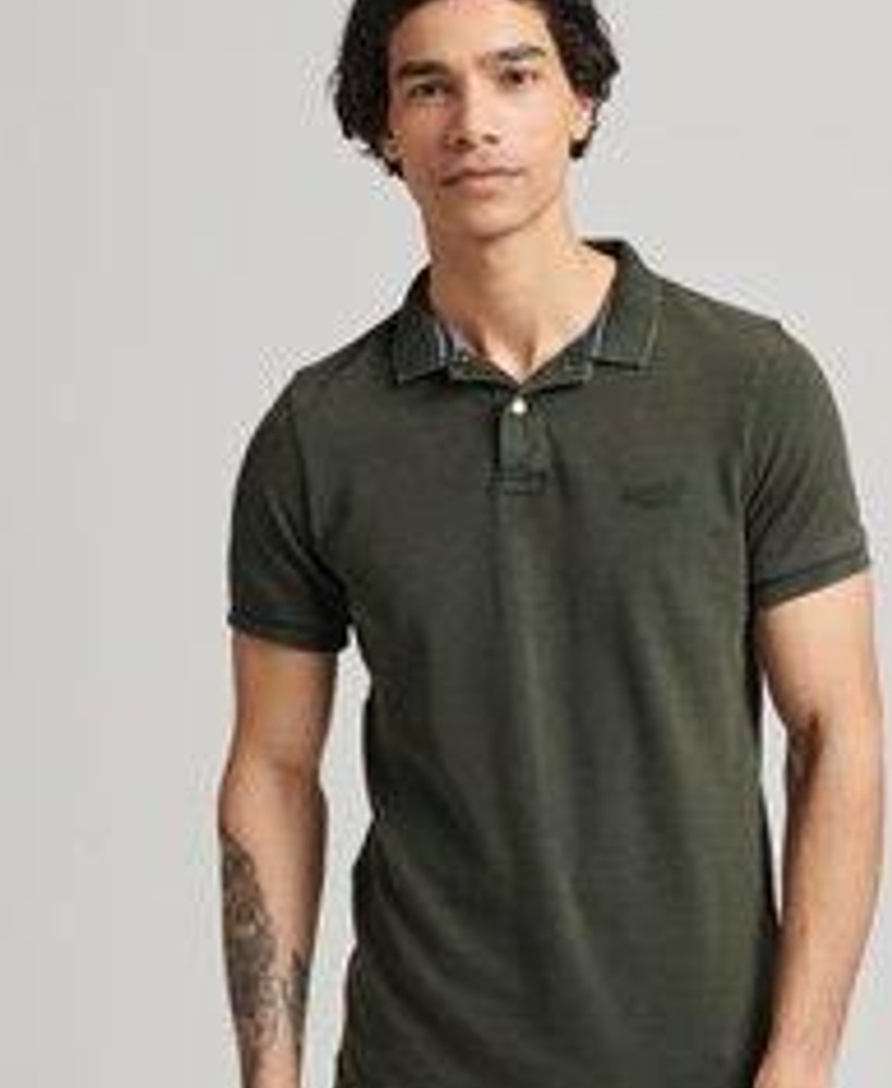 ORGANIC COTTON VINTAGE DESTROY POLO SHIRT
