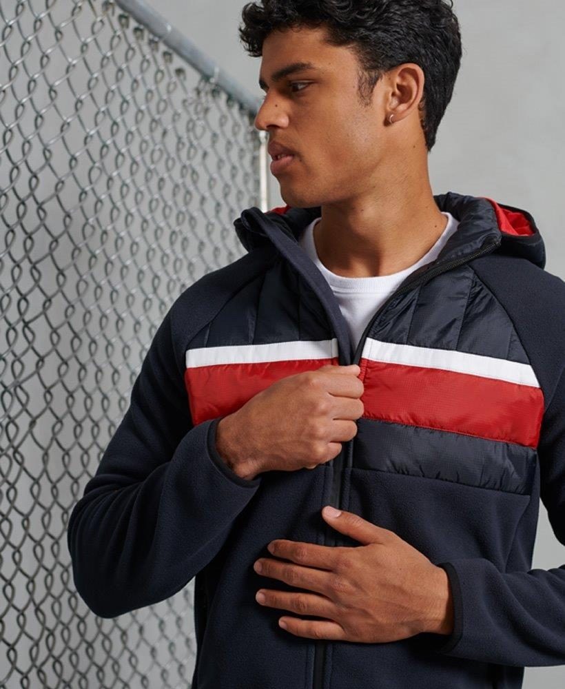 CHESTBAND CASUAL ZIP THROUGH JACKET