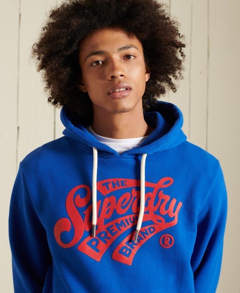 SCRIPT STYLE COLLEGIATE HOODIE