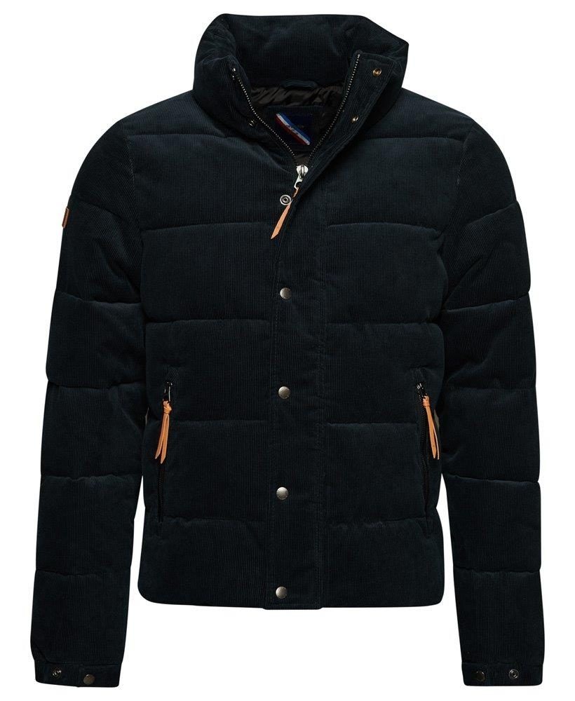VINTAGE RETRO CORD PUFFER JACKET