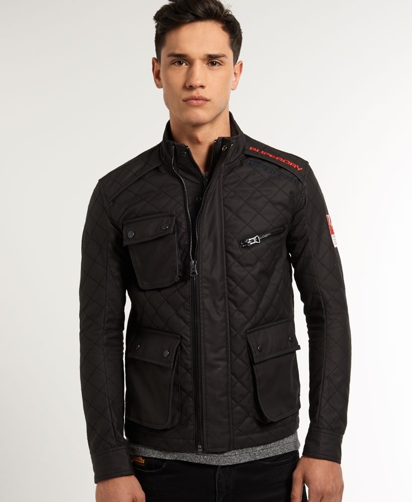 RISING SUN QUILTED RACE JACKET